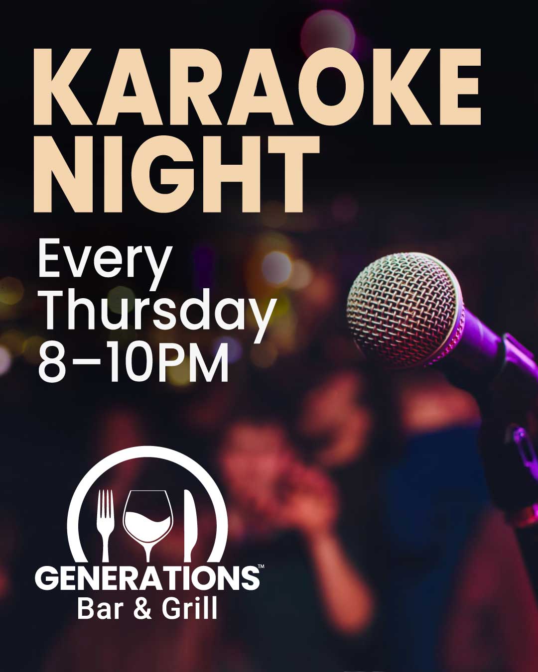 Events at Generations Bar & Grill | Food, Fun, and Entertainment in ...